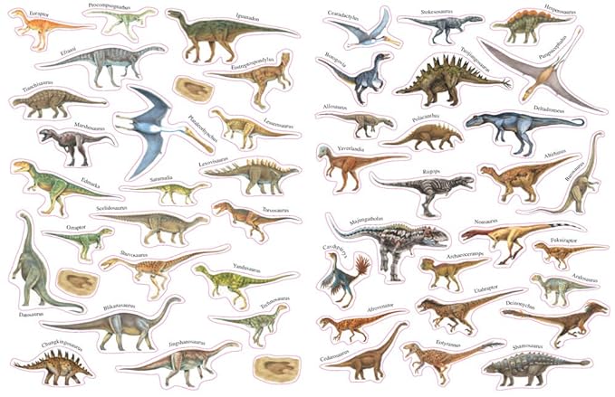Ultimate Dinosaur Sticker Book with 100 Amazing Stickers – The Natural ...