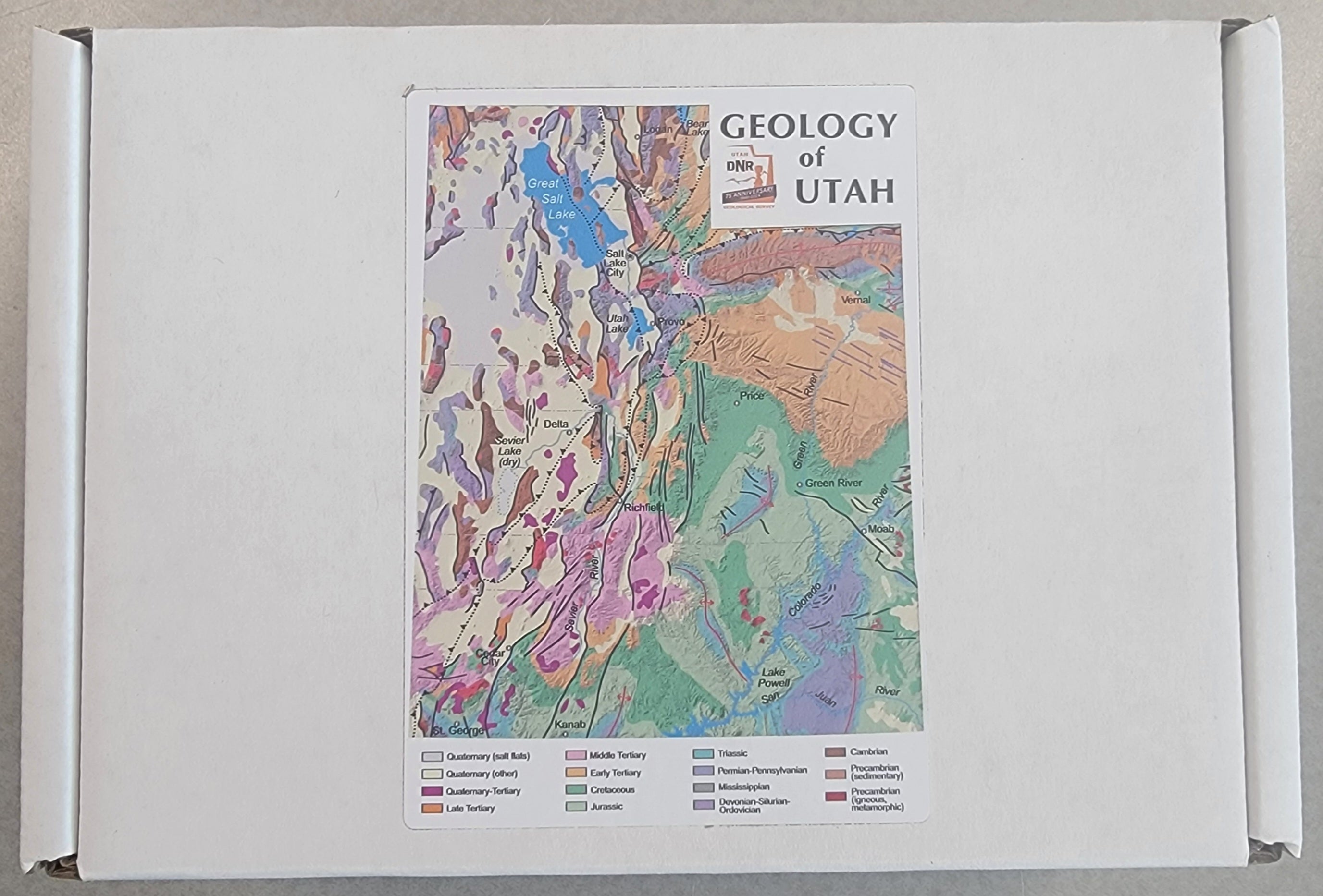 Jigsaw Puzzle, Geology of Utah – Natural Resources Map & Bookstore