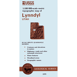 Lynndyl, Utah - 30x60 Minute USGS Topographic Map – The Natural ...