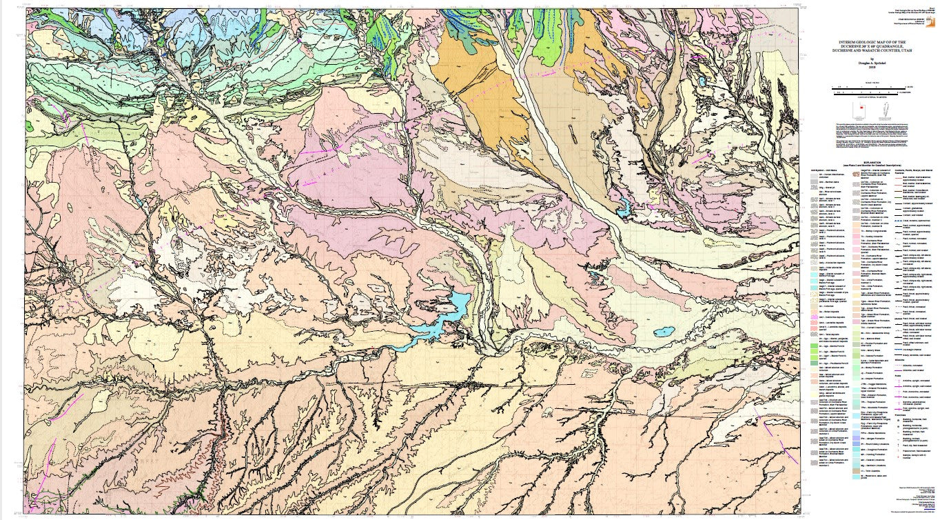 Interim Geologic Map of the Duchesne 30' x 60' Quadrangle, Duchesne an ...