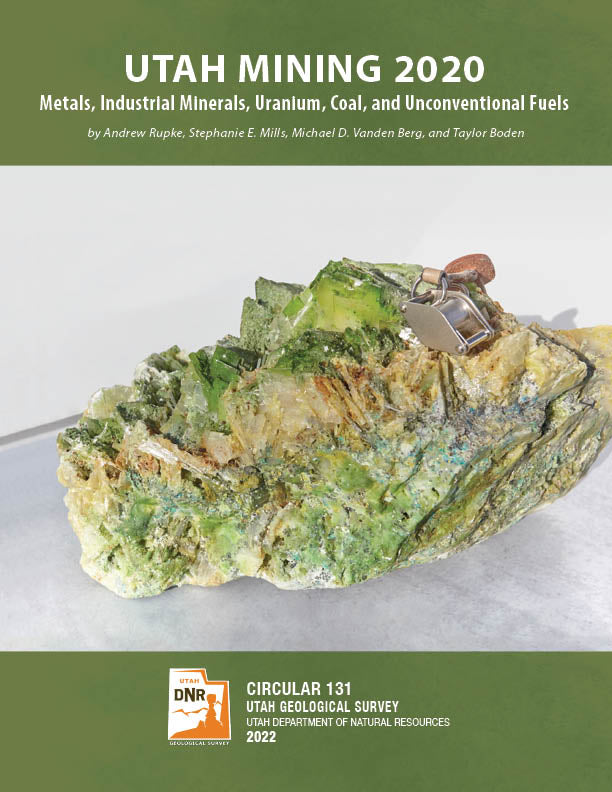 Utah Mining 2020 — Metals, Industrial Minerals, Uranium, Coal and Unco ...