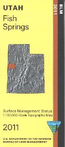 Fish Springs, Utah - 30x60 Minute Series Topo Map (BLM Edition ...