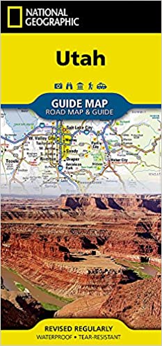 Utah Guide Map: Road Map & Guide – Natural Resources Map & Bookstore