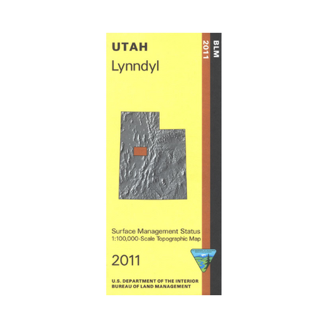 Lynndyl, Utah - 30x60 Minute Series Topo Map (BLM Edition) – Natural ...