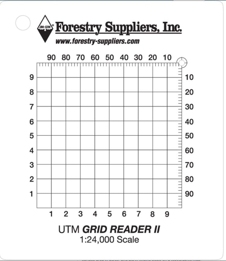 Utm Grid Reader II – Natural Resources Map & Bookstore